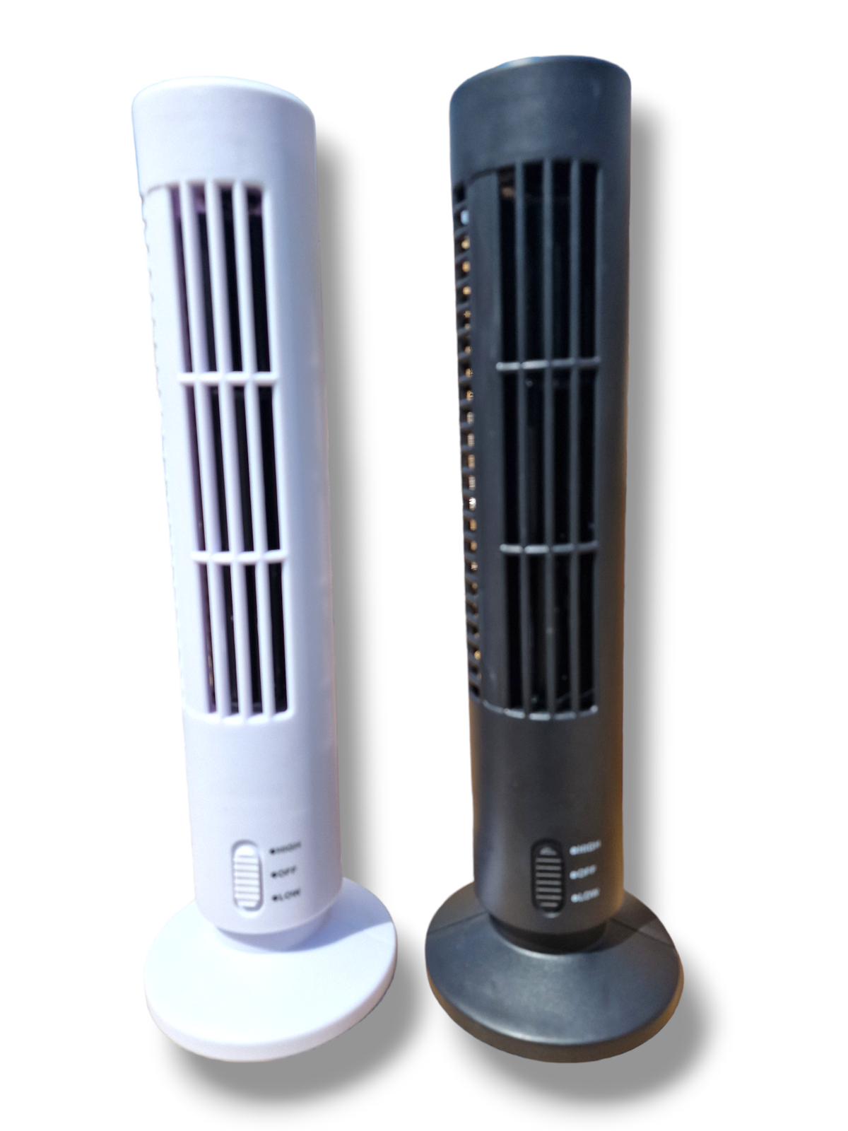 USB 2 Speed Tower Desk 33CM Electric Fan Air Conditioning Cooling Offi ...